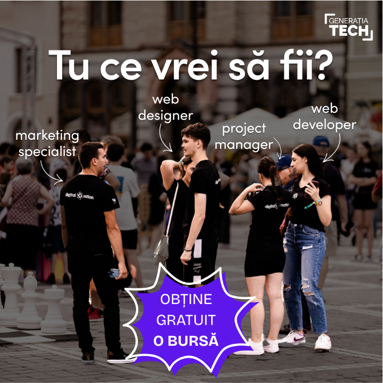 Burse Generația Tech pentru studenți – 360 UAIC